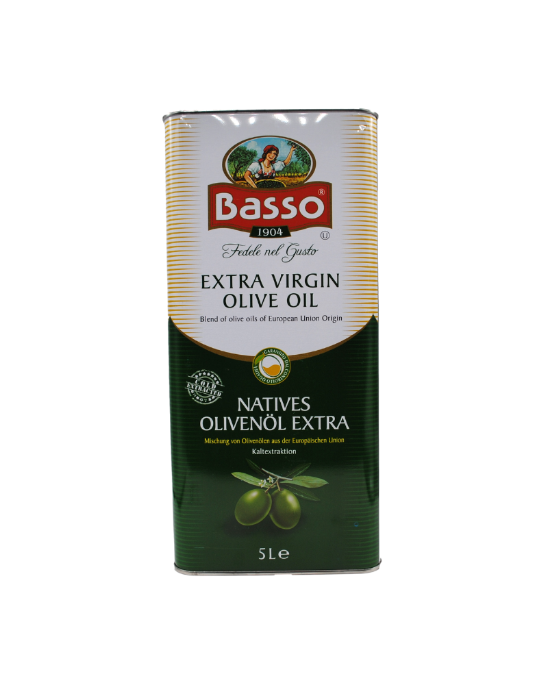 Basso Italian Extra Virgin Olive Oil Tin (5Ltr) - Cicero's